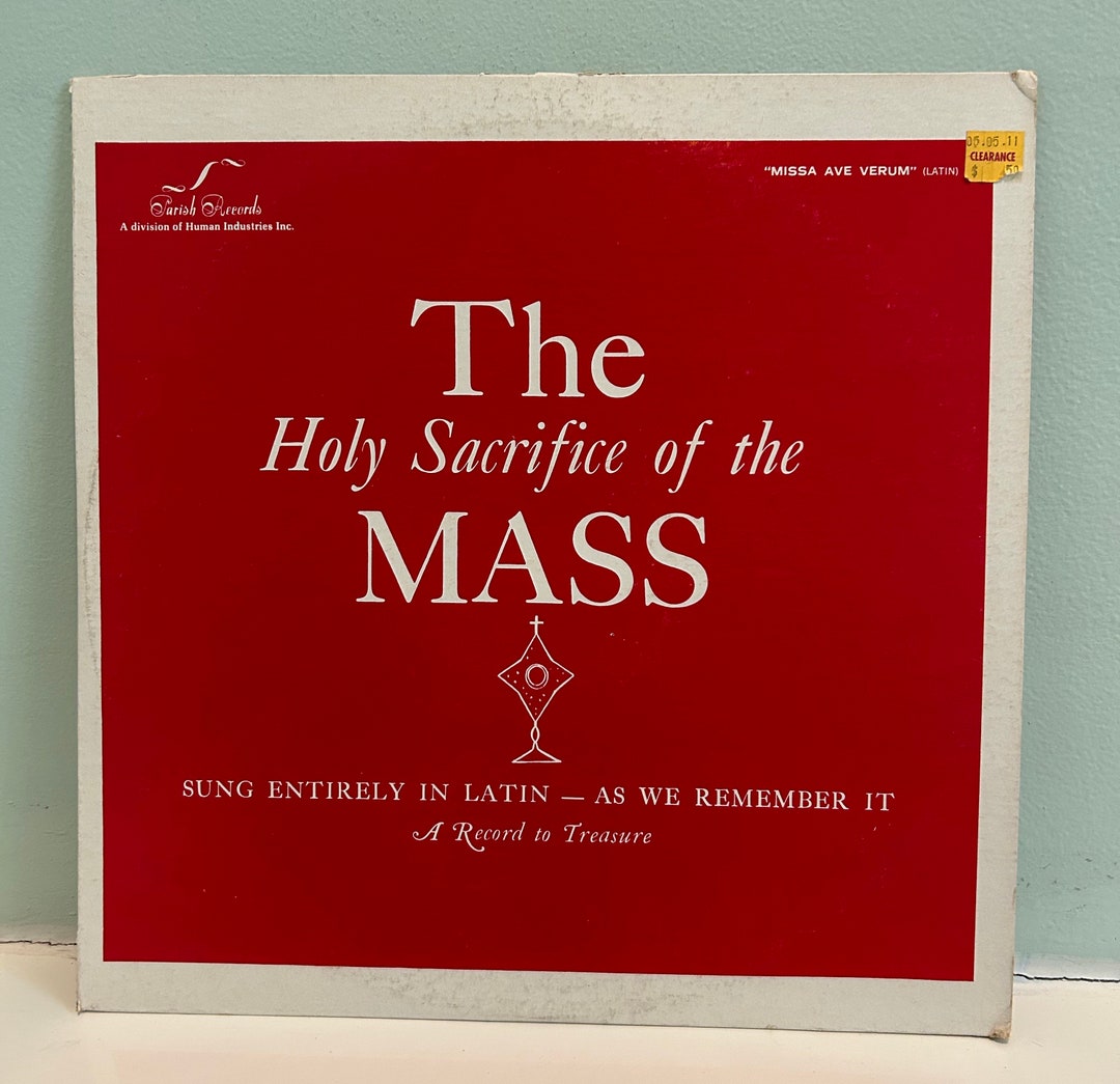 The Holy Sacrifice of the Mask Song Entirely in Latin - Etsy