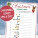 Christmas Song Emoji Quiz, Fun Family Christmas Game Printable, Carols ...