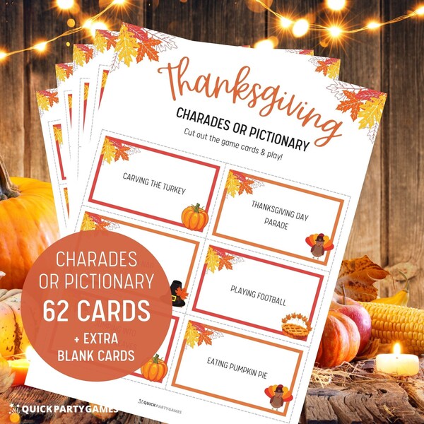 Charades Game - Etsy