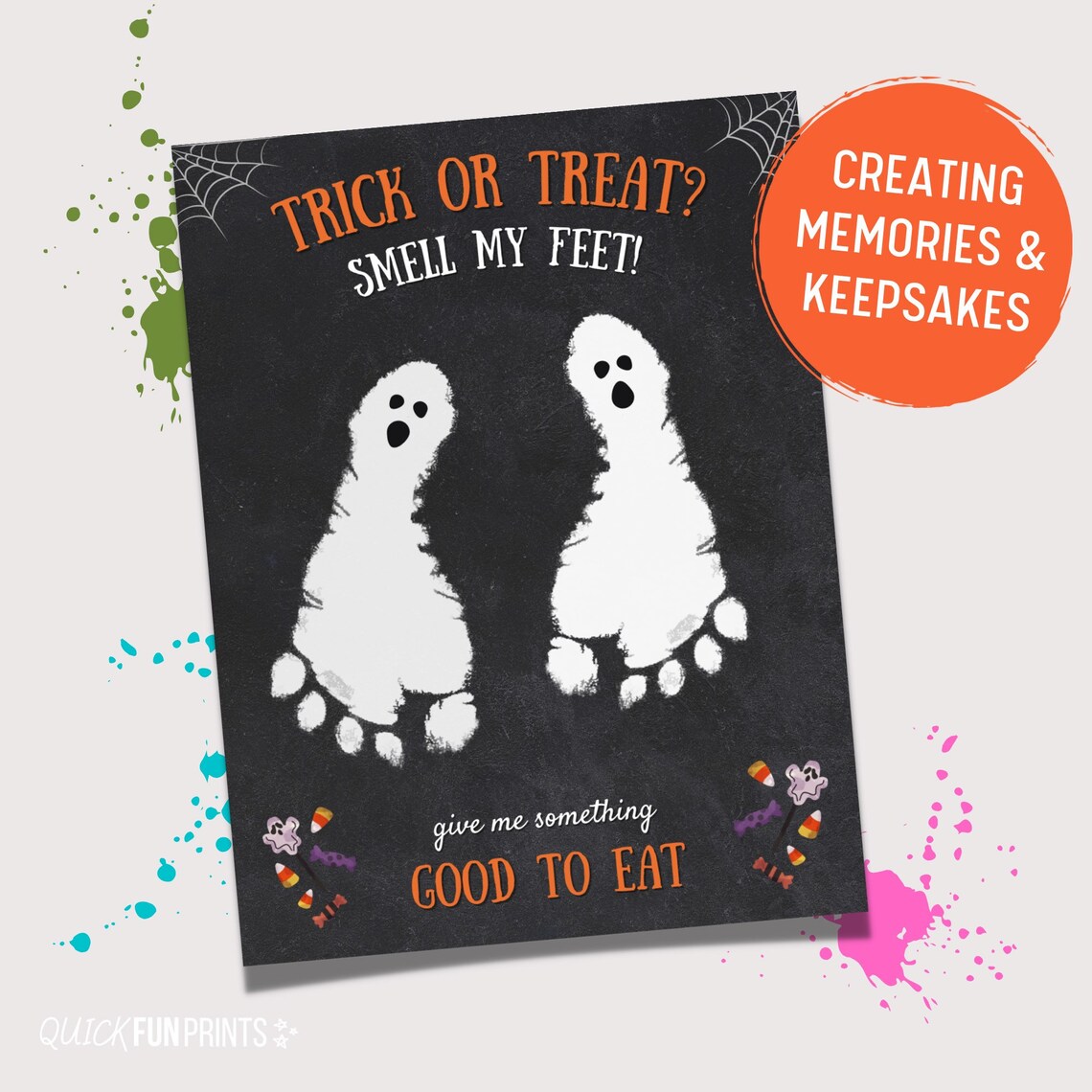 Trick or Treat Smell My Feet, Halloween Printable, Halloween ...