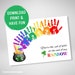 Printable Rainbow & Pot of Gold Handprint, St Patricks Rainbow ...