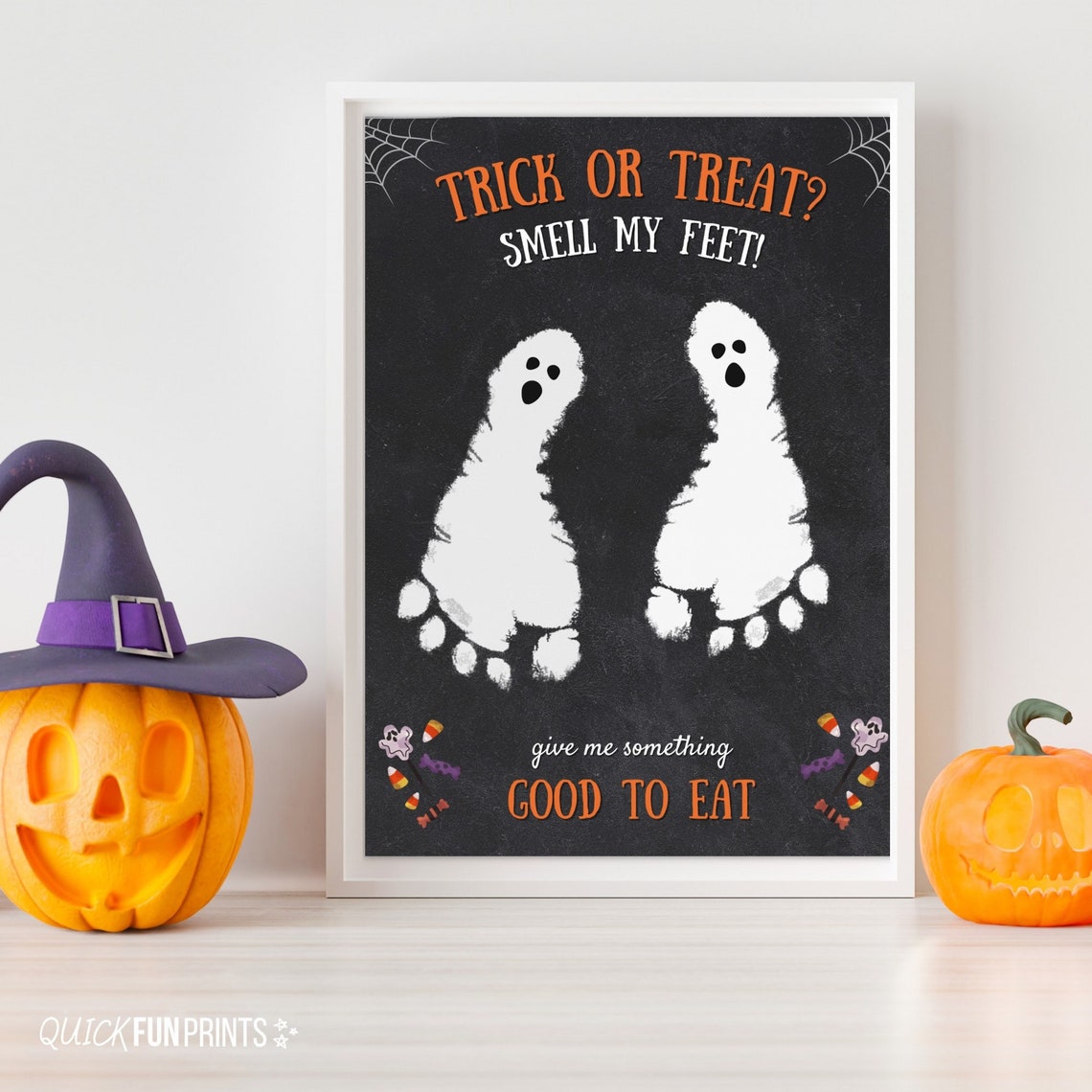 Trick or Treat Smell My Feet, Halloween Printable, Halloween ...