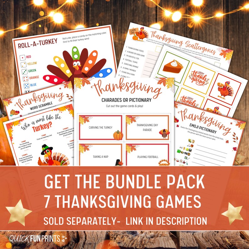 Who is Most Like A Turkey, Printable Thanksgiving Game, Thanksgiving ...