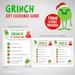 Grinch Gift Exchange Game, Holiday Gift Swap Game, Pass the Gift Game ...