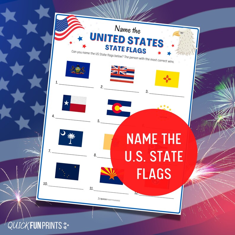 USA Game Bundle, 4th July Party Games, Usa Charades Pictionary, Emoji ...