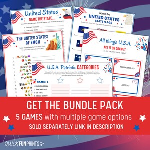 Emoji Quiz: US State Pictionary Game for Labour Day Weekend (printable ...