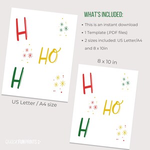 Christmas Handprint Ho Ho Ho, Christmas Craft, Holidays Handprint ...