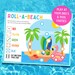 SUMMER Roll-a-beach Game | Summer Family Dice Game | Roll A Beach Game ...