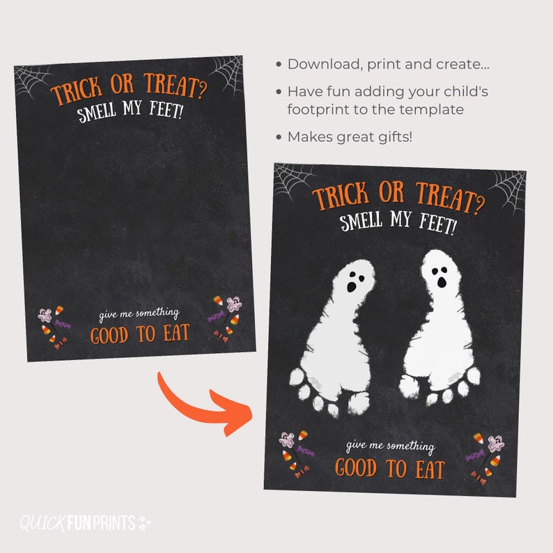 Trick or Treat Smell My Feet, Halloween Printable, Halloween ...
