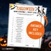 Halloween Word Scramble Game, Tricky Level, Halloween Word Scramble ...