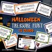 Halloween Hunt, 12 Printable Halloween Clue Cards. Rhyming Halloween ...