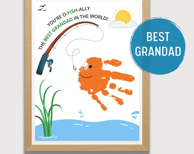 SUPERDAD Father's Day Printable | Handprint Art Craft | Superhero ...