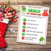 Grinch Gift Exchange Game, Holiday Gift Swap Game, Pass the Gift Game ...