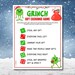 Grinch Gift Exchange Game, Holiday Gift Swap Game, Pass the Gift Game ...