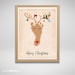 Christmas Reindeer Footprint, Christmas Craft, Reindeer Footprint ...