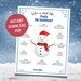 Snowman Holiday Game, Who is Most Frosty the Snowman, Fun Christmas ...