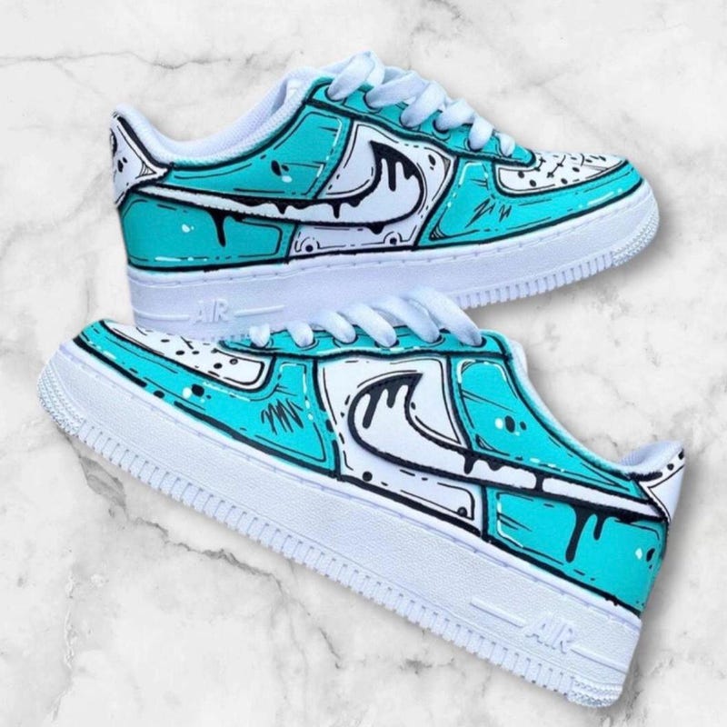 Painted Nike Kids Shoes - Etsy
