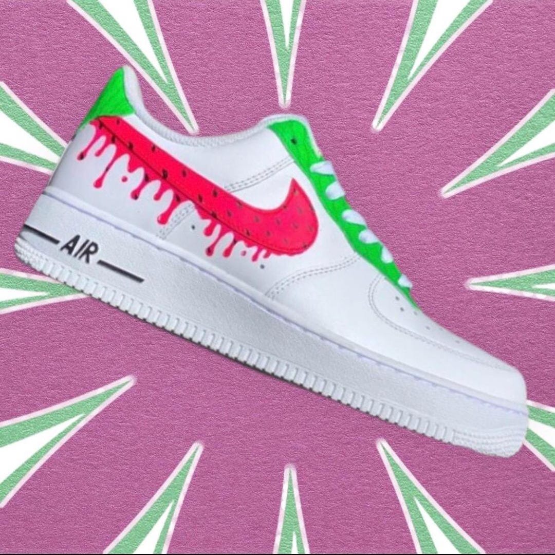 Nike Air Force One AF1 Wild Watermelon Kids Children Adult Shoes - Etsy