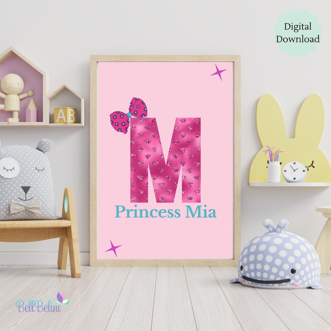 Custom Name Printable Sign for Your Nursery or Kids Room. - Etsy