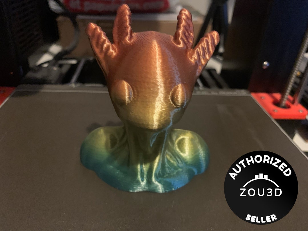 Alien Axolotl Head Beautiful 3d Print - Etsy