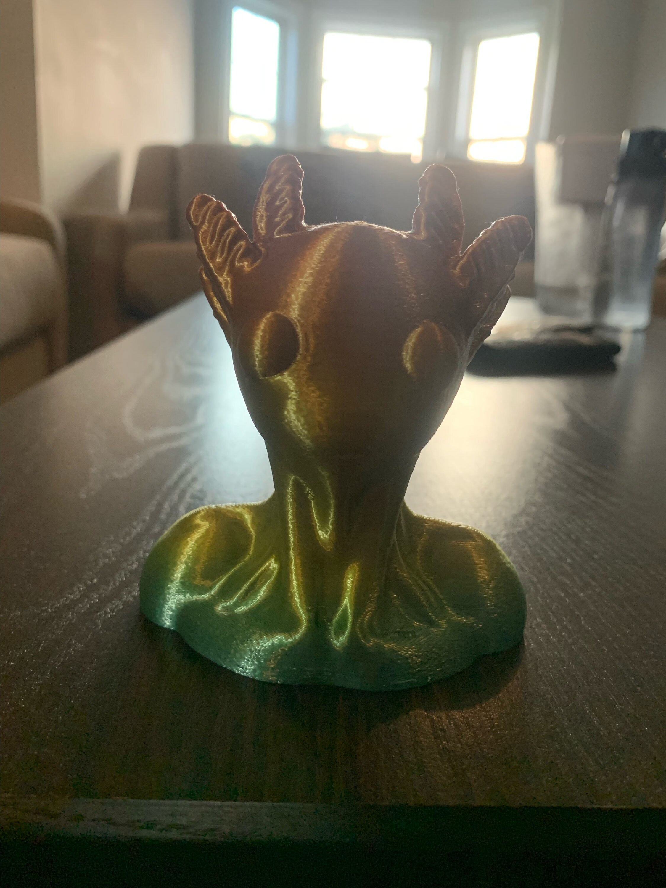 Alien Axolotl Head Beautiful 3d Print - Etsy