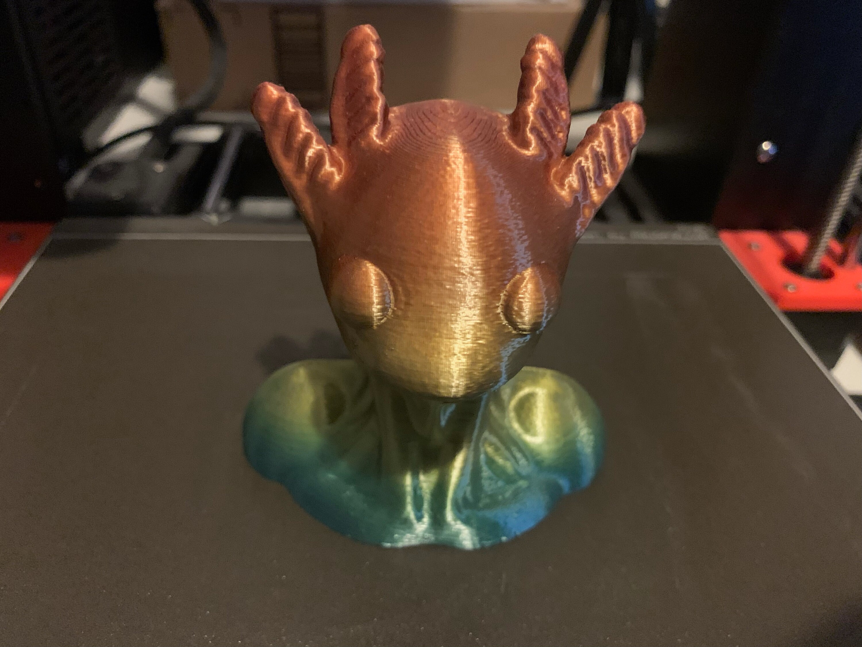 Alien Axolotl Head Beautiful 3d Print - Etsy