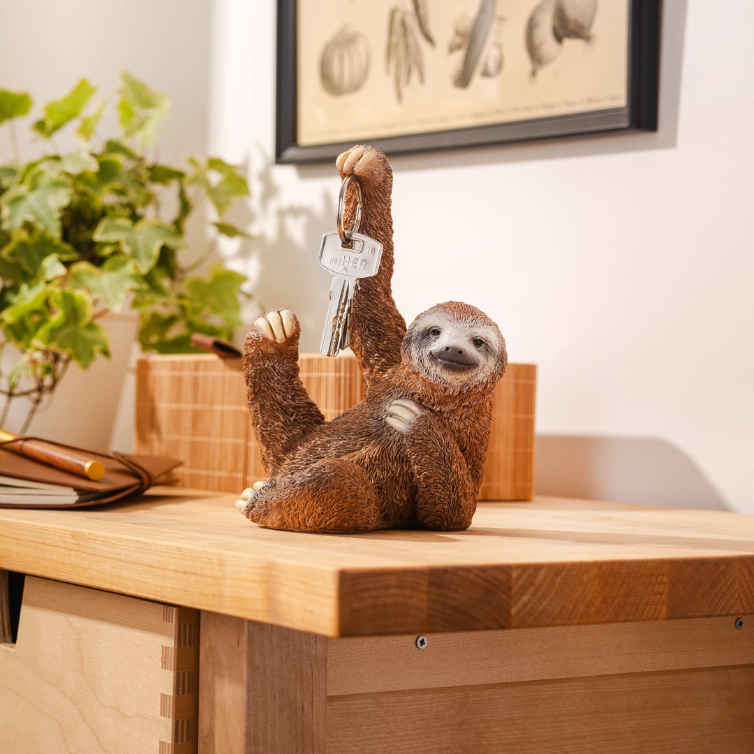 Lazy Sloth Key Holder - Etsy