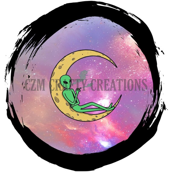 Toking Alien 420 Graphic Cannabis PNG Download T-shirt | Etsy