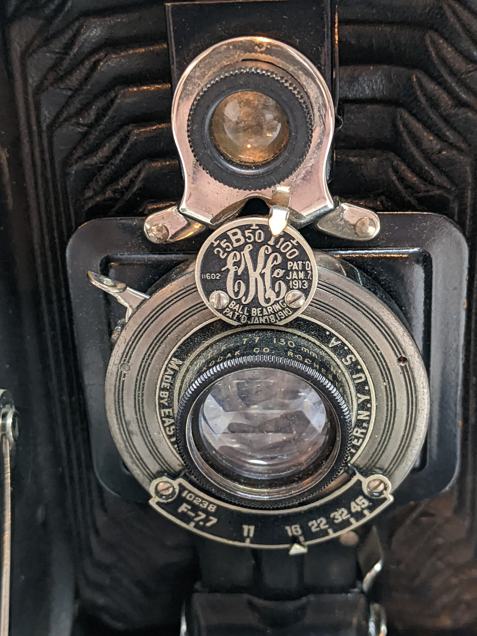 Eastman Kodak Co No. 1 Pocket Kodak Jr. 120 Roll Film Folding Camera ...