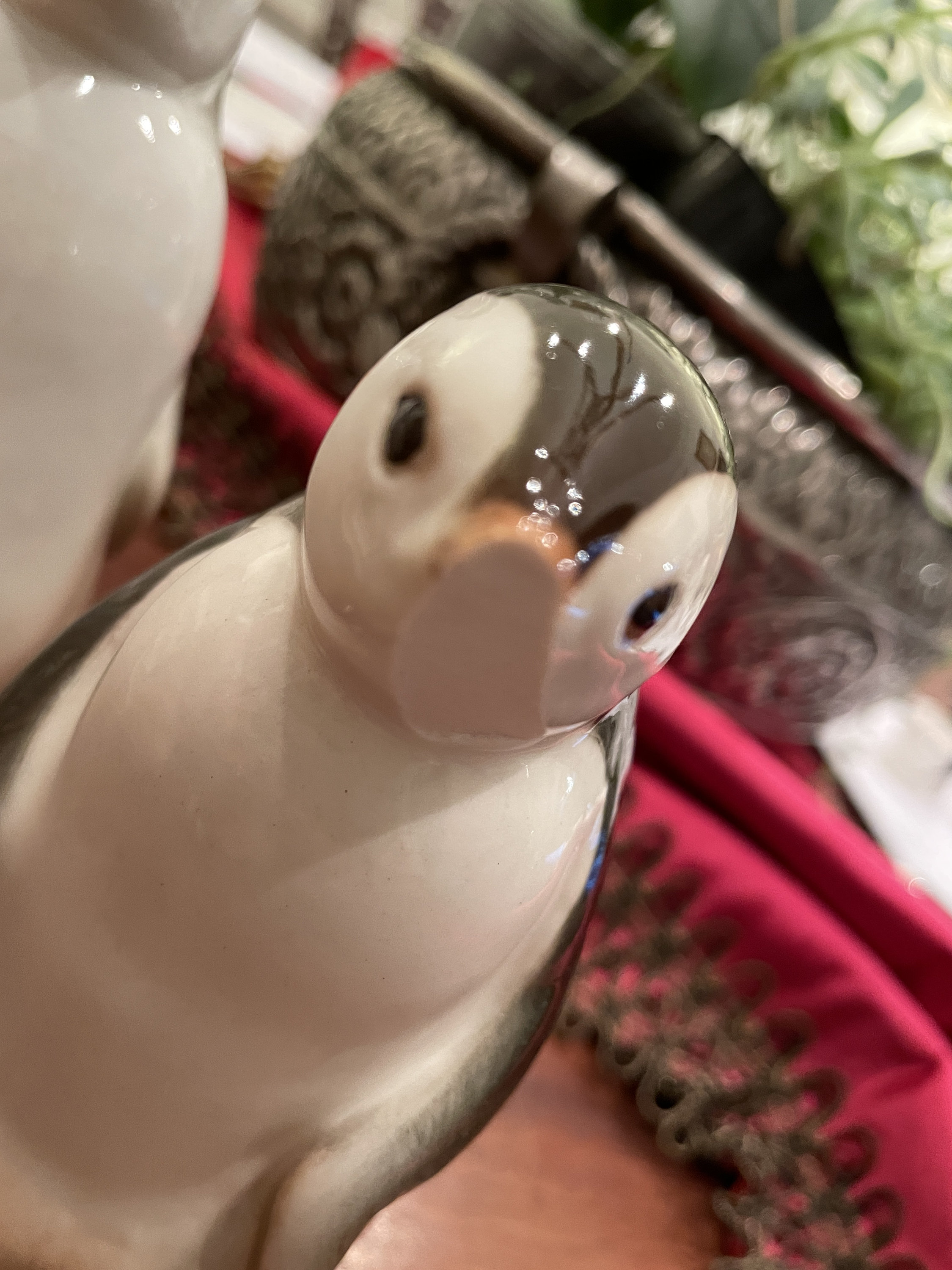 USSR Vintage Penguins Porcelain Figurine Hand Painted Lomonosov ...