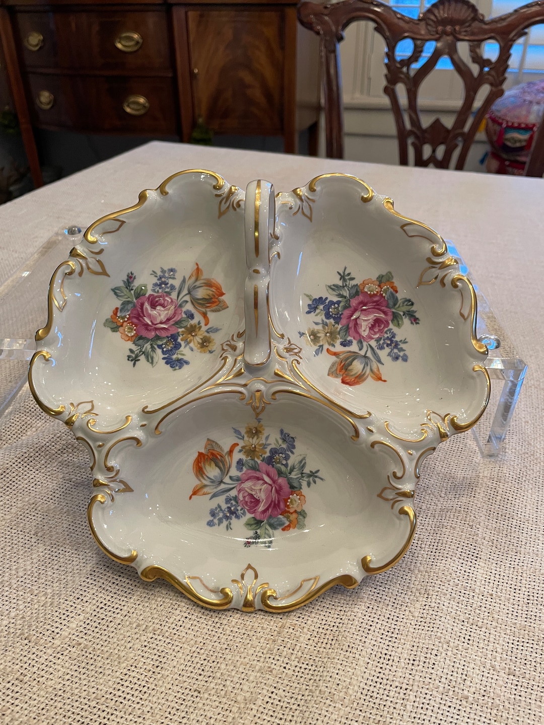 Jlmenau Graf Von Henneberg in Germany Sectioned Porcelain Candy Dish - Etsy