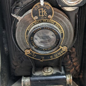 Eastman Kodak Co No. 1 Pocket Kodak Jr. 120 Roll Film Folding Camera ...