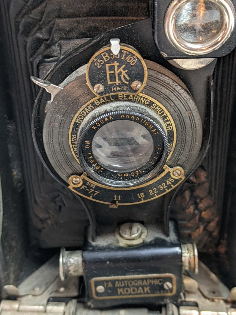 Eastman Kodak Co No. 1 Pocket Kodak Jr. 120 Roll Film Folding Camera ...