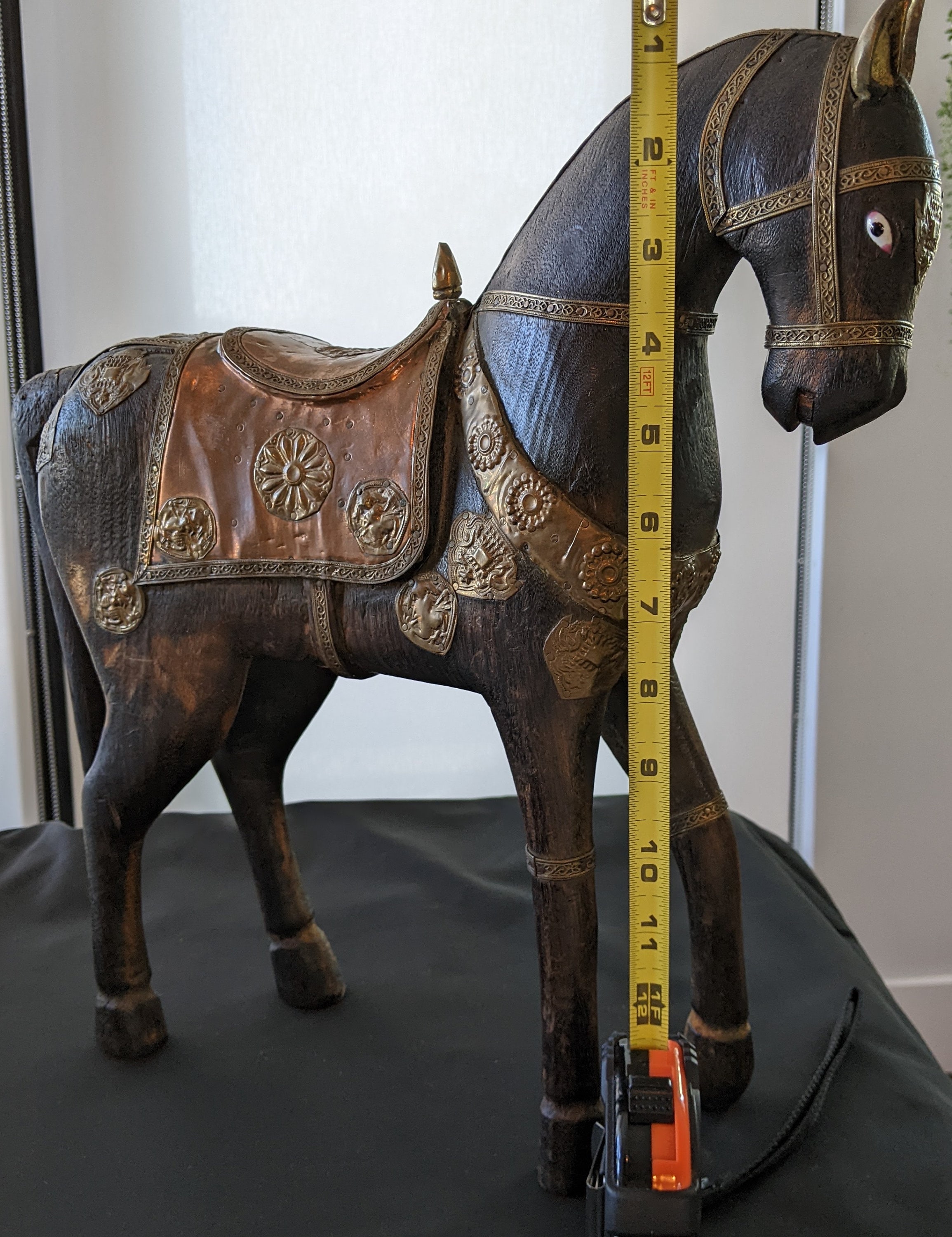 Rajasthani Marwari Copper and Brass Hand Carved War Horses 1930 - Etsy