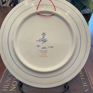 Delft Dutch Blue & White Royal Plate With a Windmill - RARE - Etsy