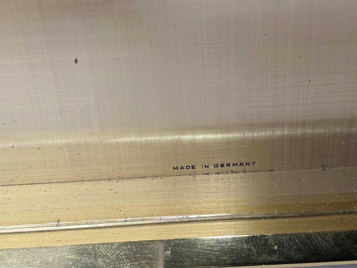 Vintage Brass Mantle Clock by Teerman Carriage Clock - Etsy