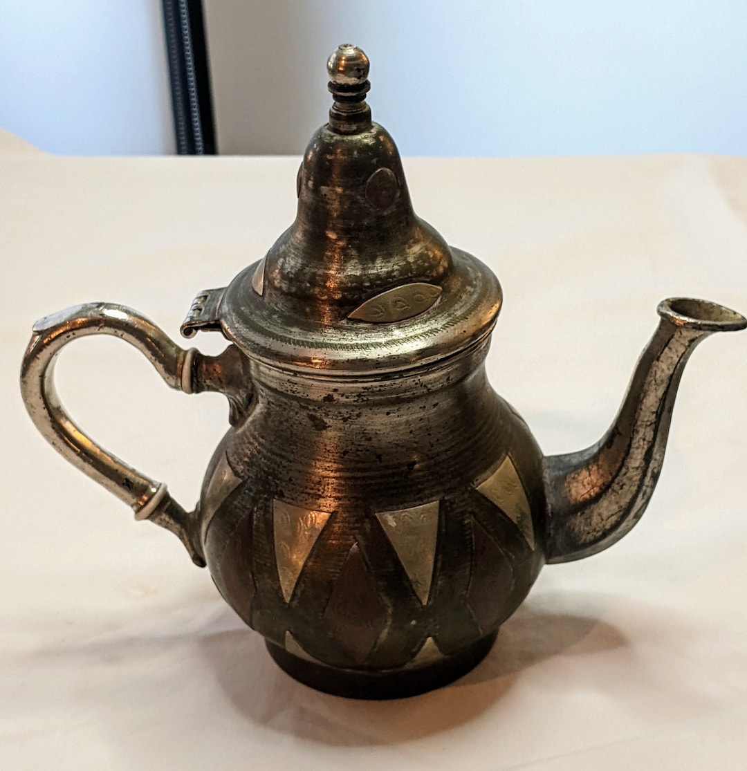 Antique Theiere Moulay Hassan Fabrication Dar El Berrad Tea Pot - Etsy