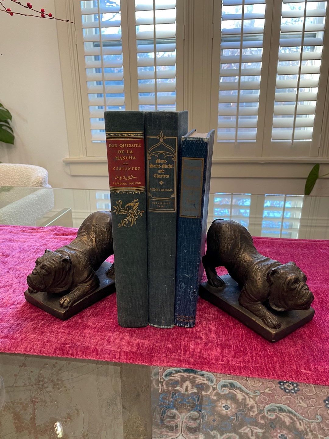 Vintage Bulldog Bookends ADORABLE - Etsy