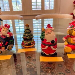 Vintage Hinged Christmas Trinket Boxes Monkey-santa- Christmas Tree - Etsy