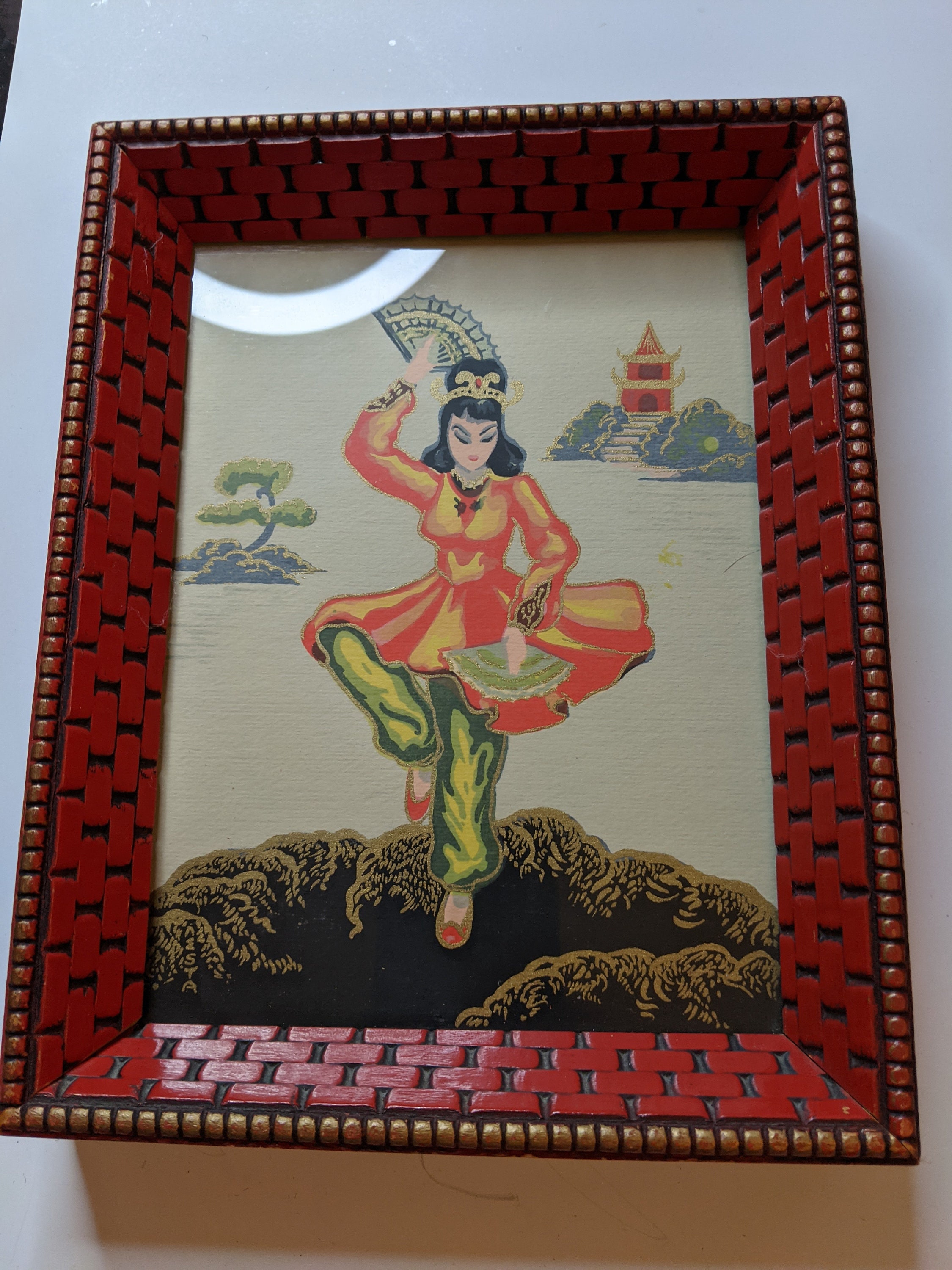 Pair Vintage H. Calpini 1940's Japanese Silk Screen Print - Etsy