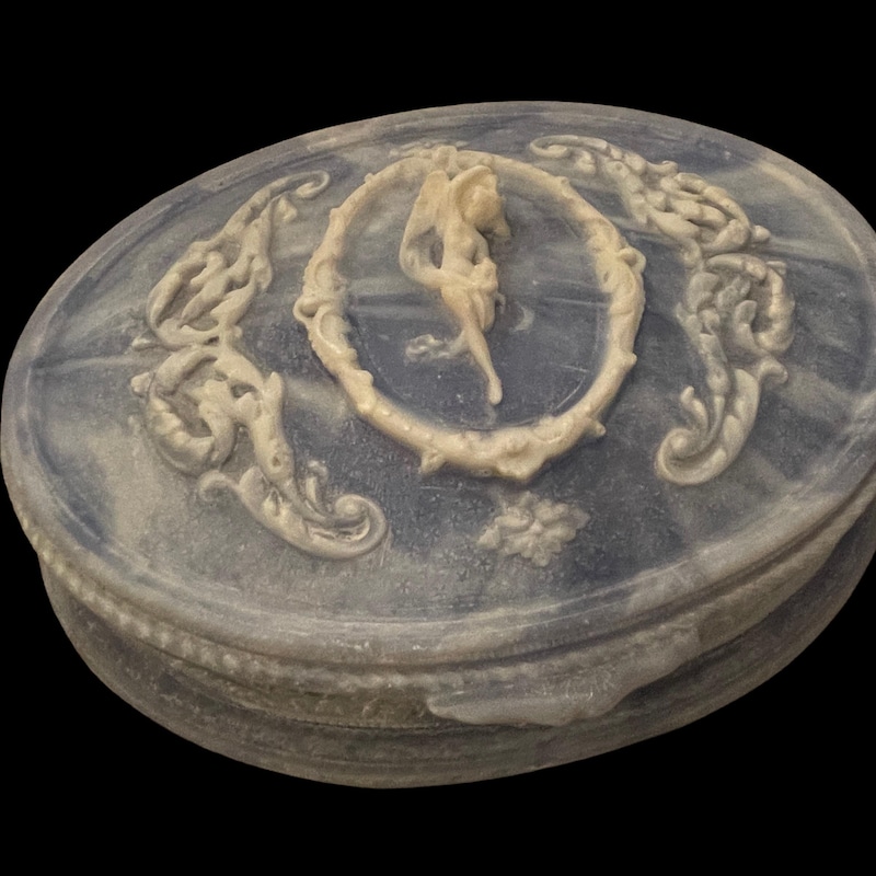 Genuine Incolay Stone Jewelry Box - Etsy