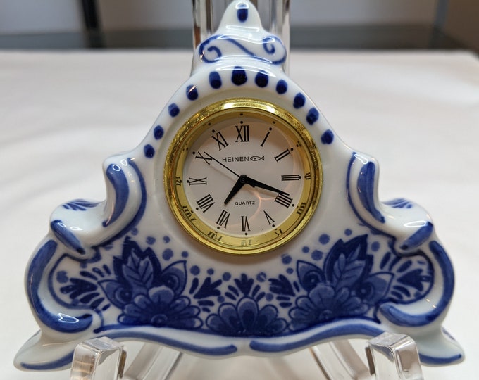 Delfts Blauw Mini Clock Special Made for Christiaan Huygens - Etsy