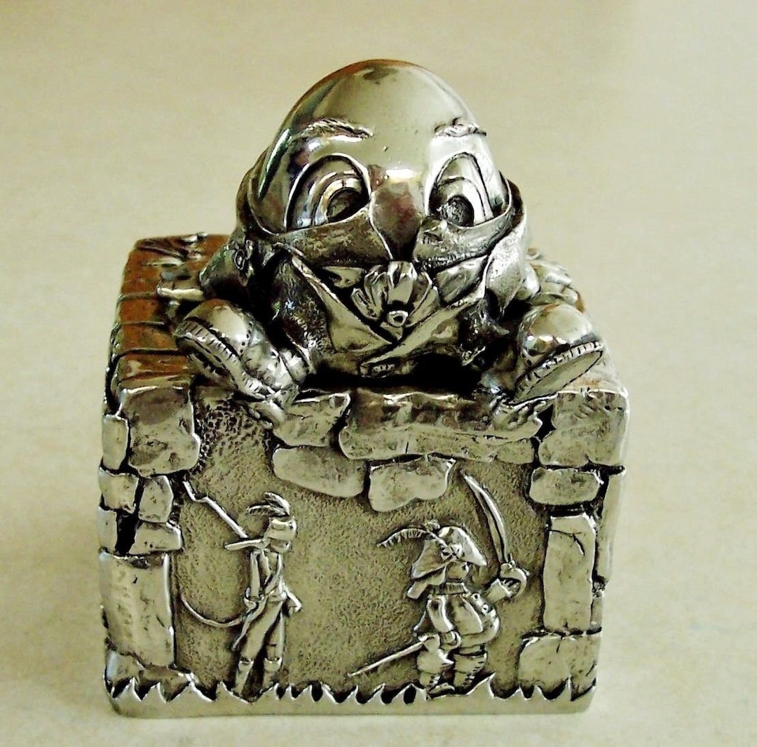 Pewter Piggy Bank, Humpty Dumpty, Date 1995, Royal Selanger, Vintage - Etsy