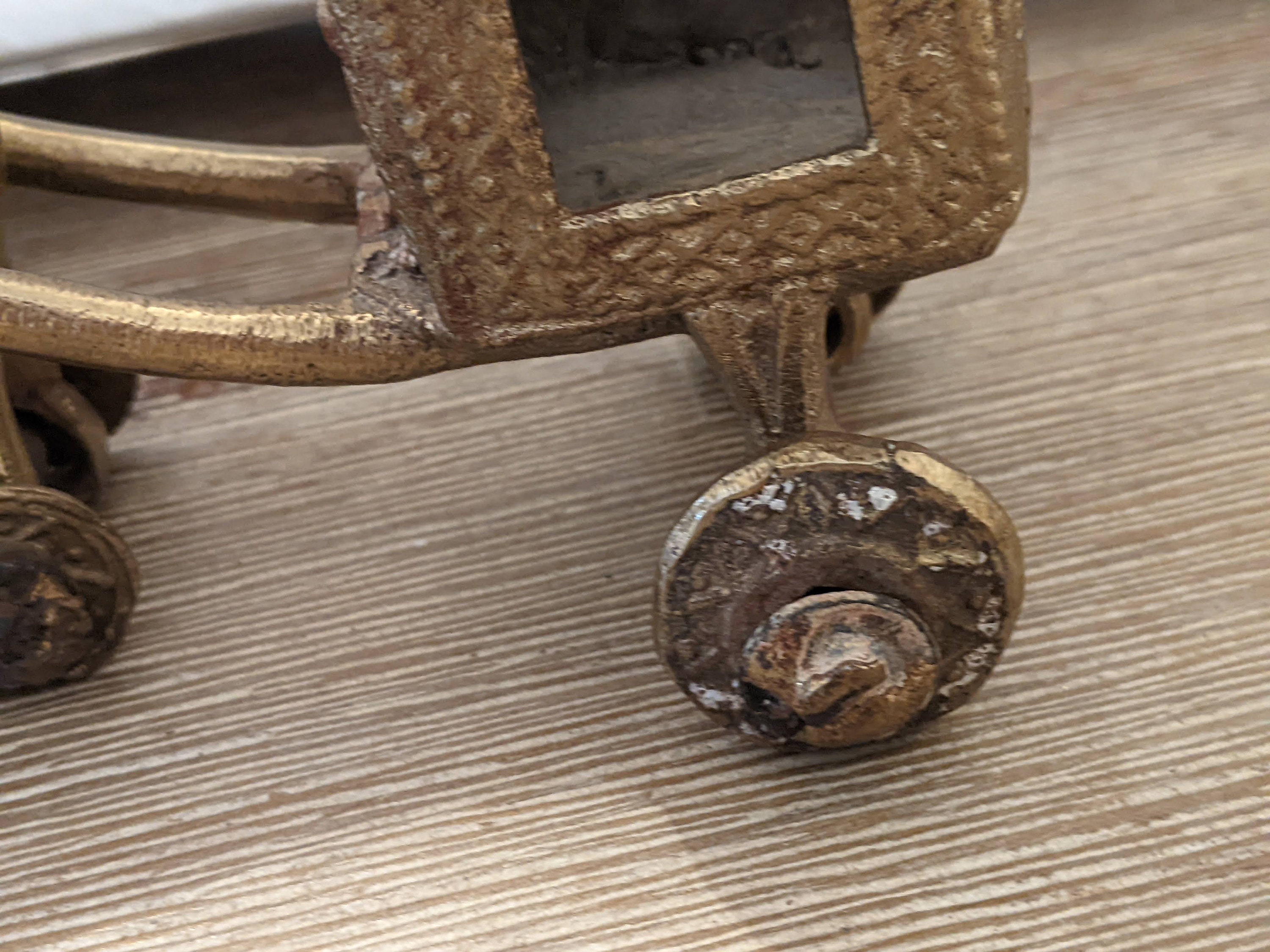 Antique Indian Temple Horse/carriage. 19th.century Brass/cast Horse and ...