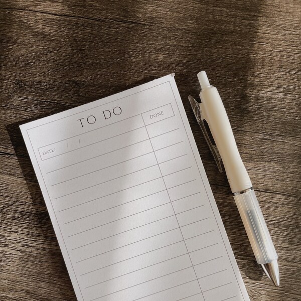 To Do List Notepad - Etsy