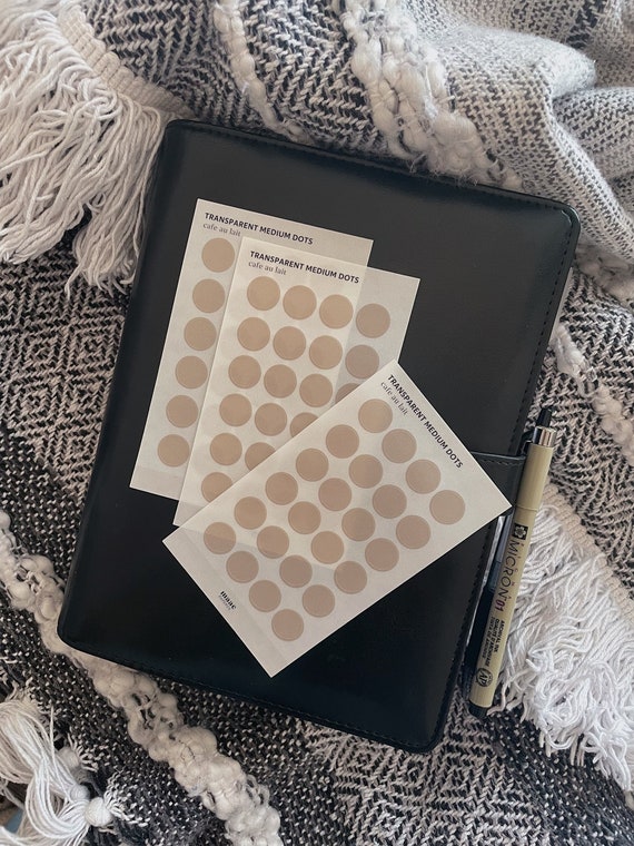 Minimal Medium Dot Sticker Sheets - Etsy