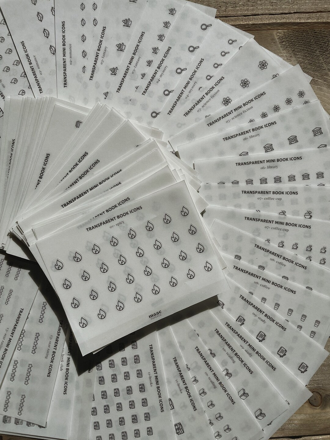 Book Icon Sticker Bundle - Etsy