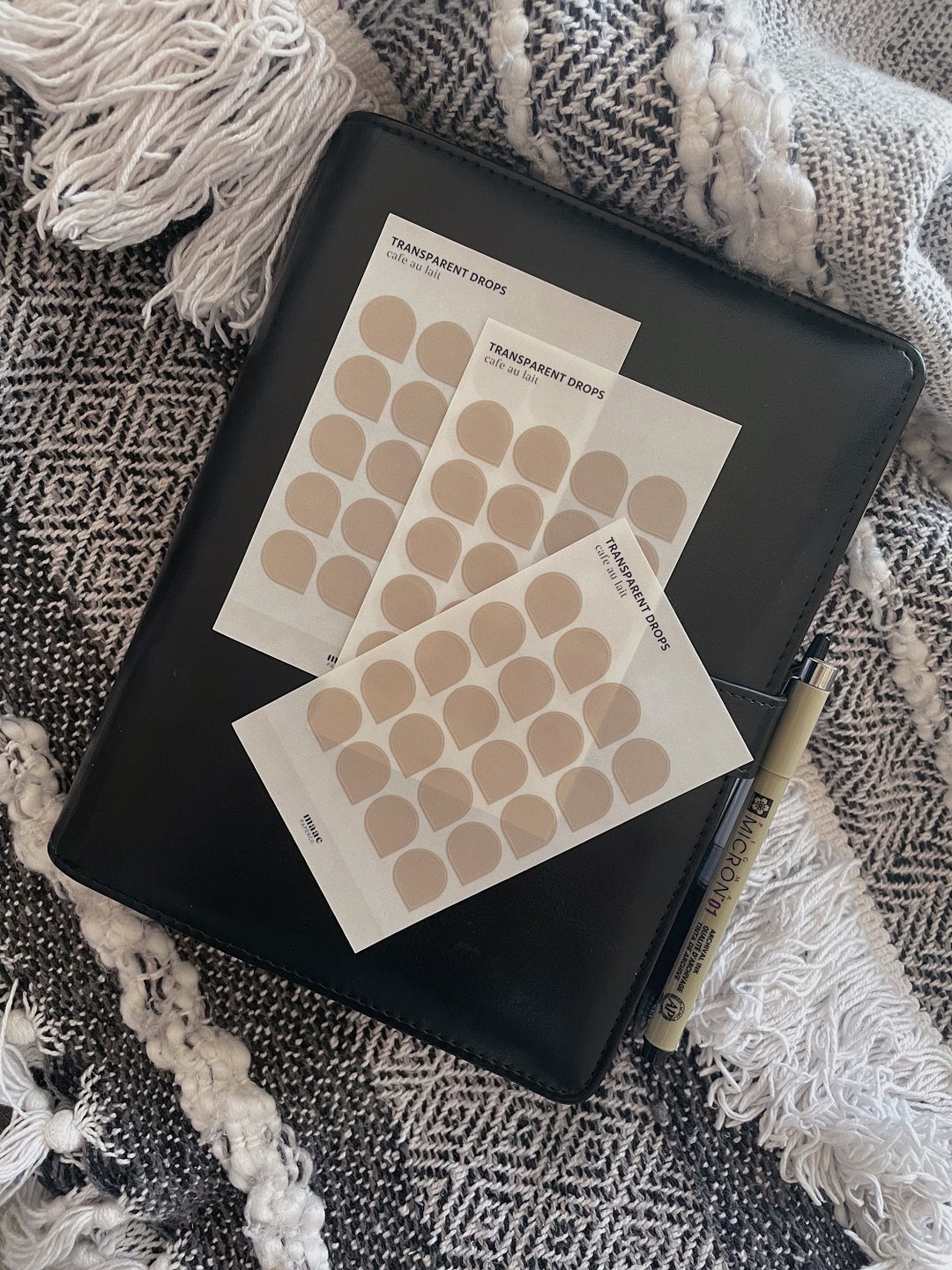 Minimal Drop Sticker Sheet - Etsy