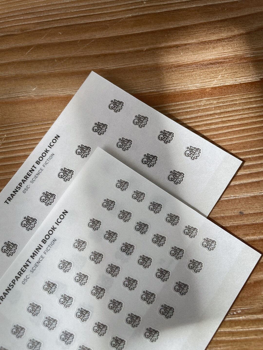 Science Fiction (C) Book Icon Sticker Sheets - Etsy