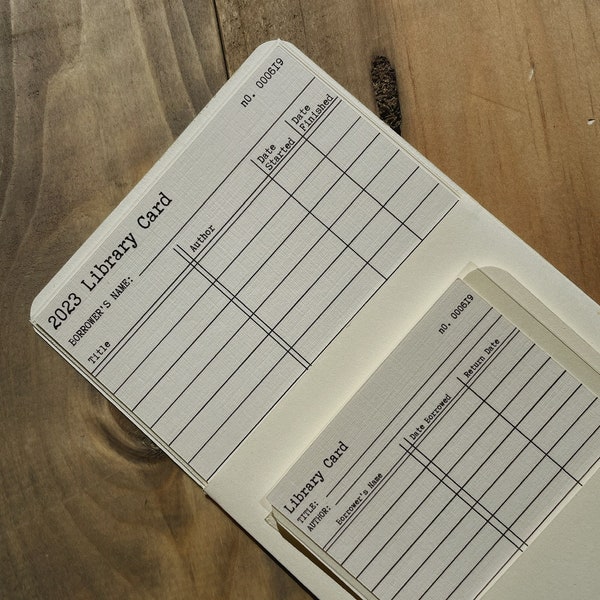 Library Pockets - Etsy